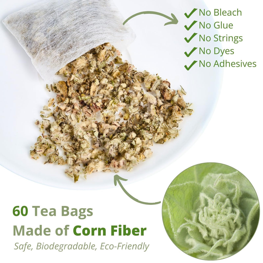 60 count VitalForest Mullein Tea for daily wellness