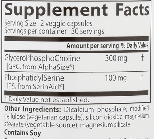60 count vitamin and mineral capsules