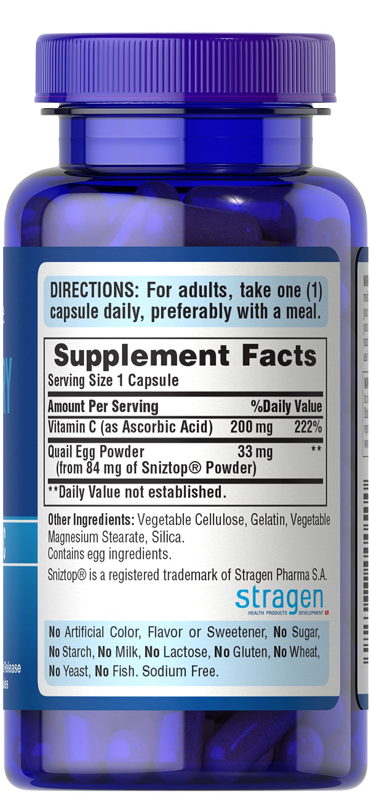 60 count vitamin and mineral capsules