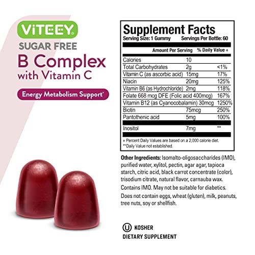 60 count vitamin b complex gummies