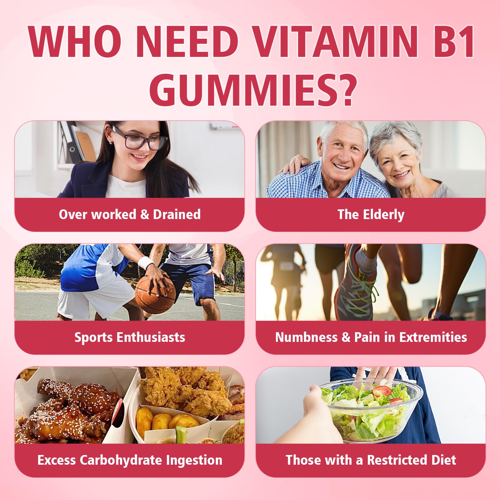 60 count vitamin B1 gummies