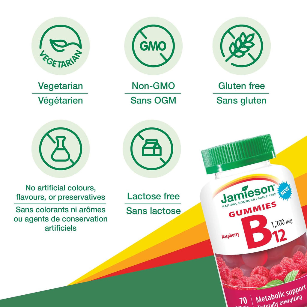 60 count Vitamin B12 gummy vitamins