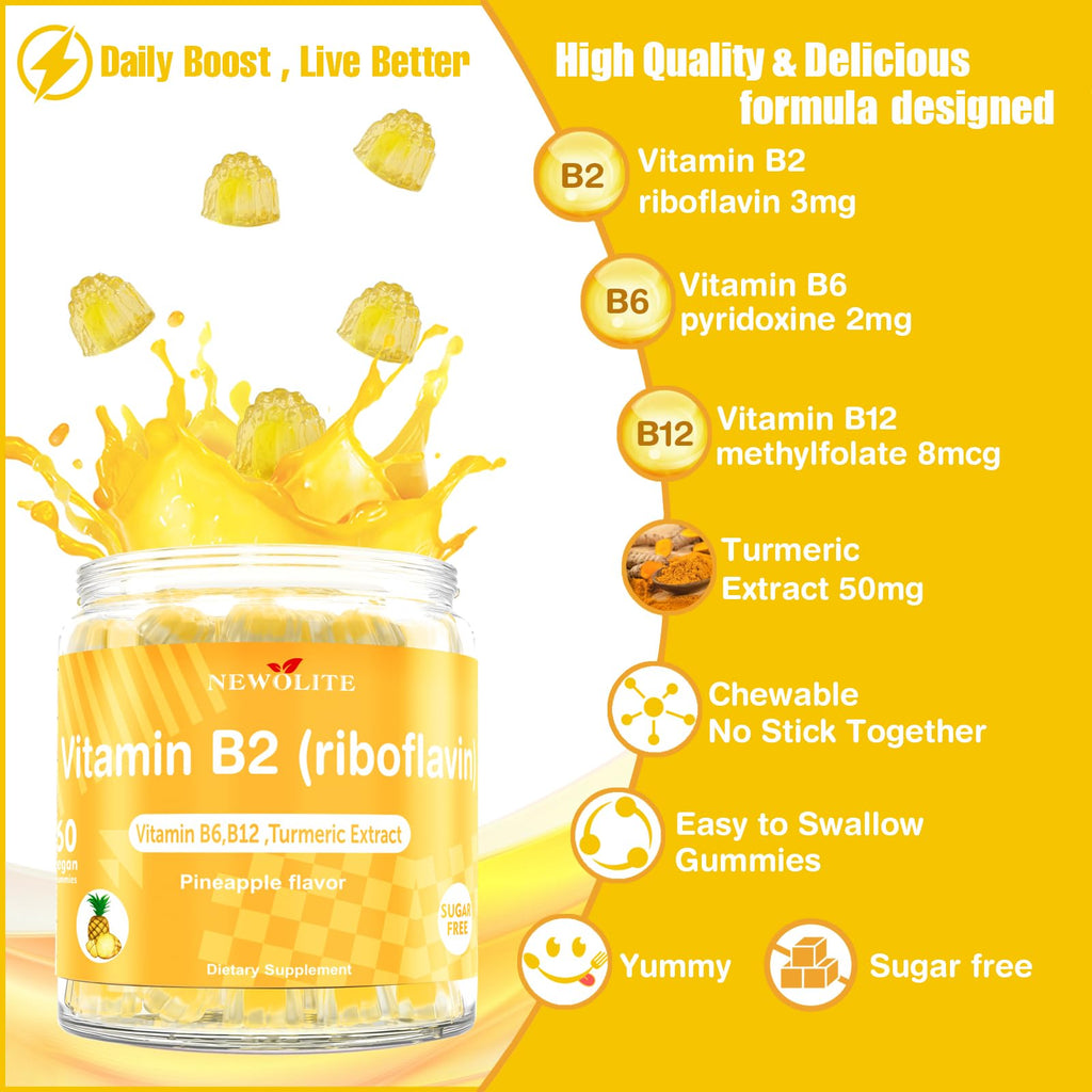 60 count vitamin B2 gummy vitamins