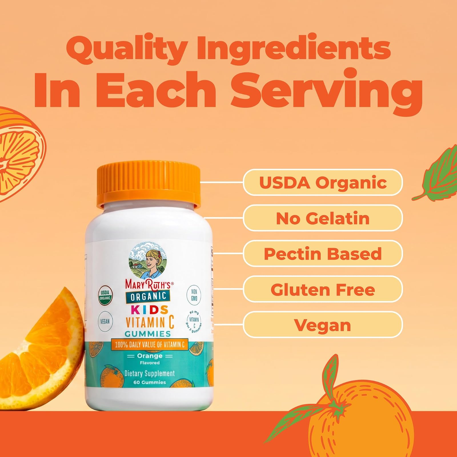 60 count vitamin C gummies pack
