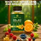 60 count vitamin D3 K2 gummies for daily use