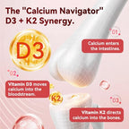 60 count Vitamin D3 K2 gummies for family wellness