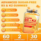 60 count vitamin d3 k2 supplement