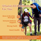 60 count Vitamin D3 K2 supplement