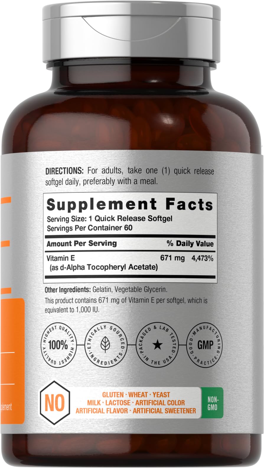 60 count vitamin e capsules