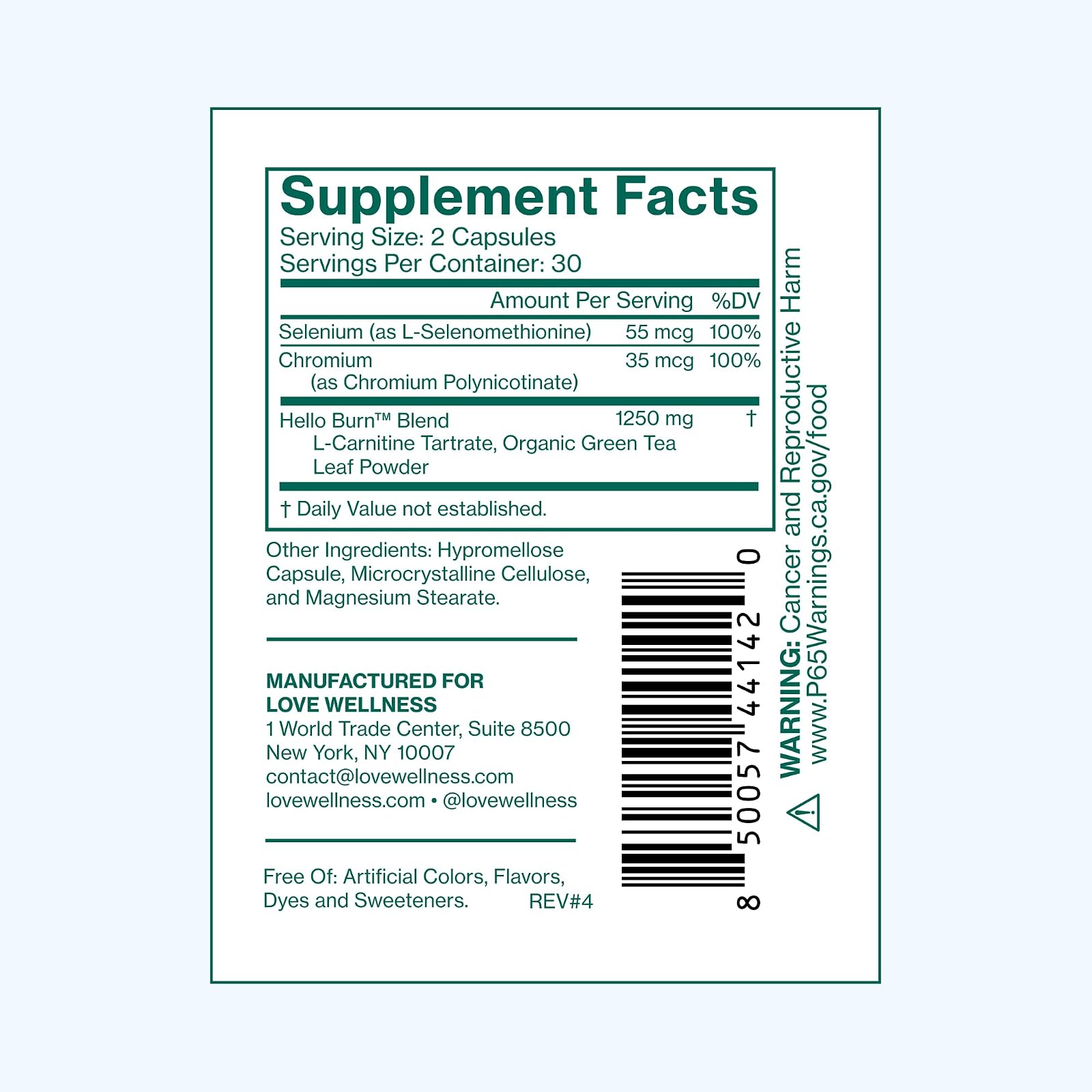 60 count wellness capsules for vitality