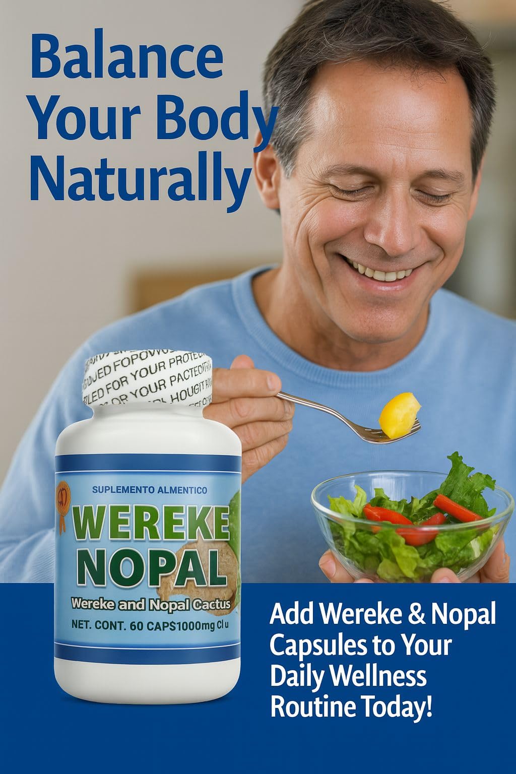 60 count Wereke & Nopal capsules