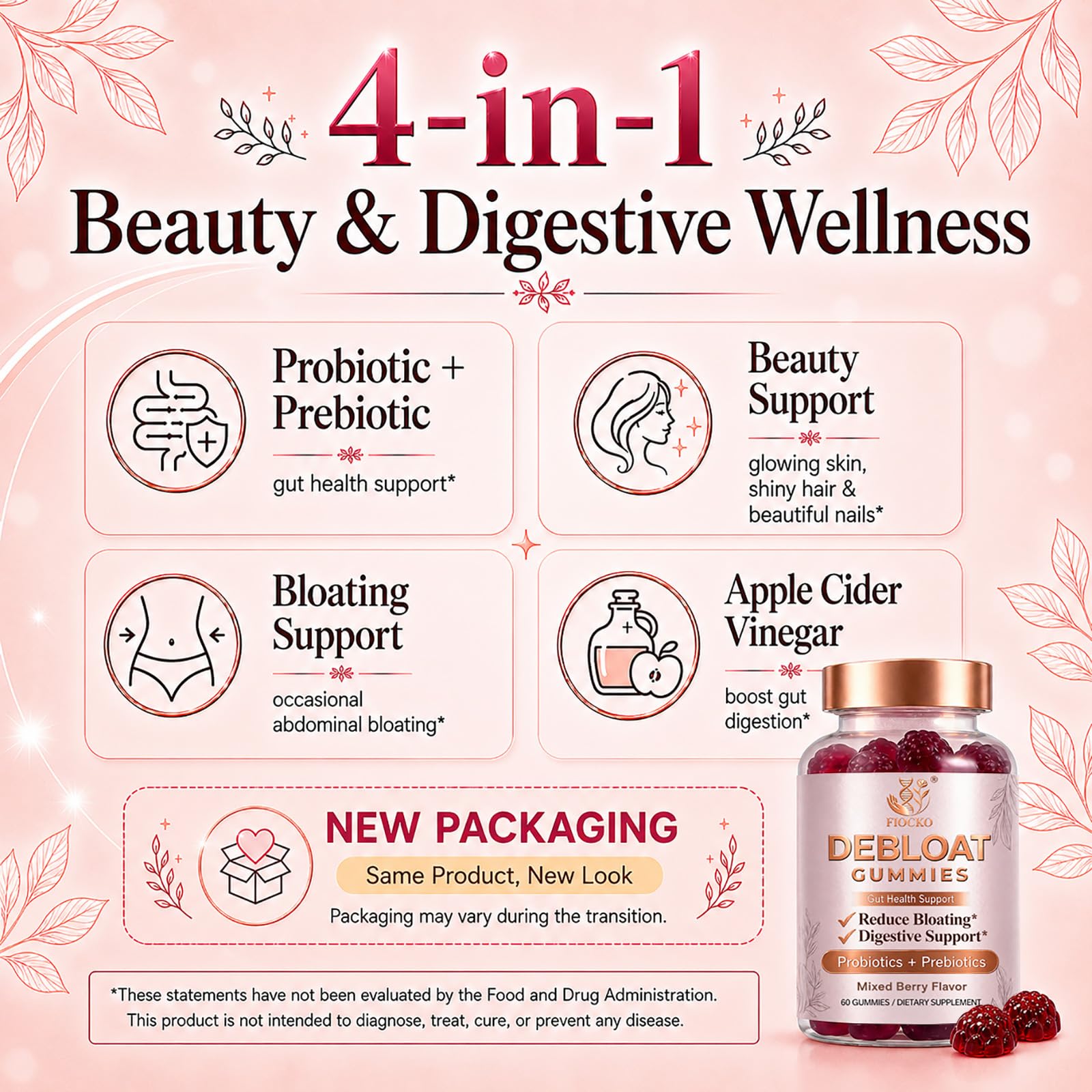 60 count women's probiotic gummies