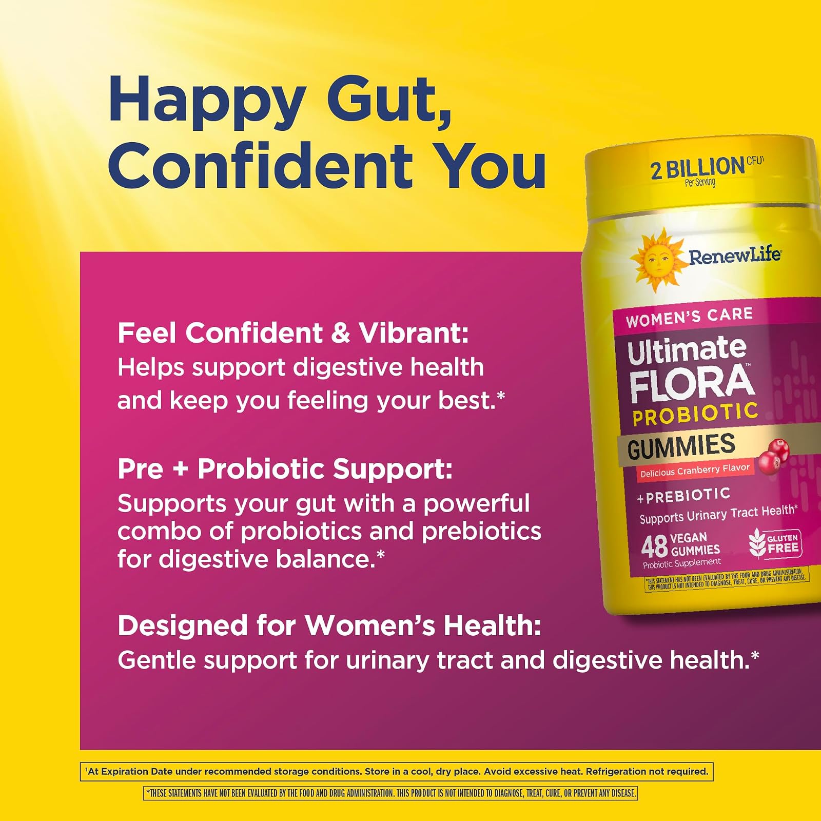 60 count women's probiotic supplement
