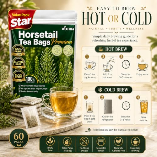 60 count WOTIHA herbal tea bags