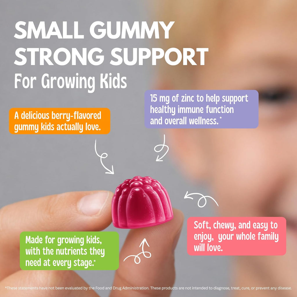 60 count zinc gummies for kids