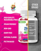 60 count zinc gummy supplements