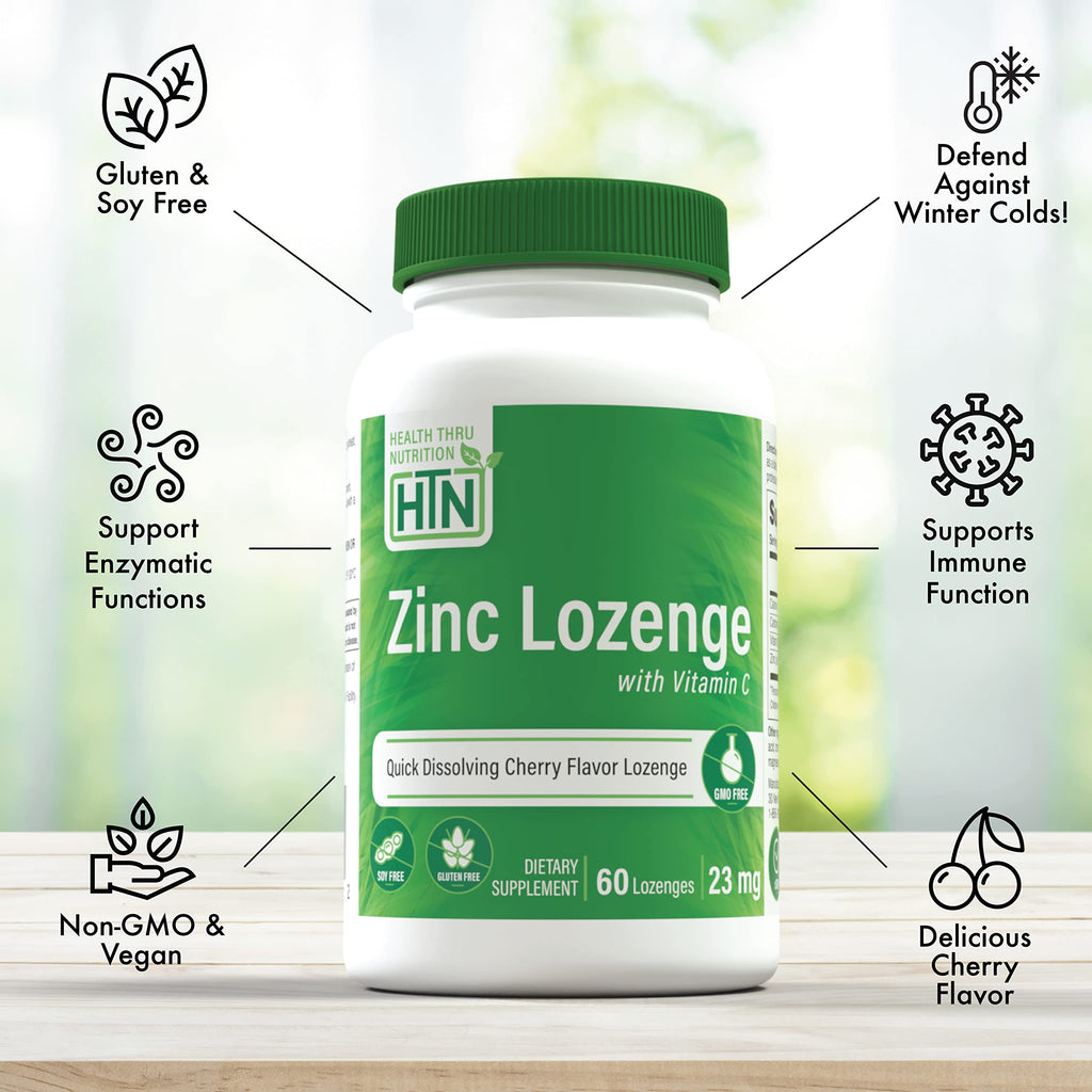 60 count zinc lozenges pack