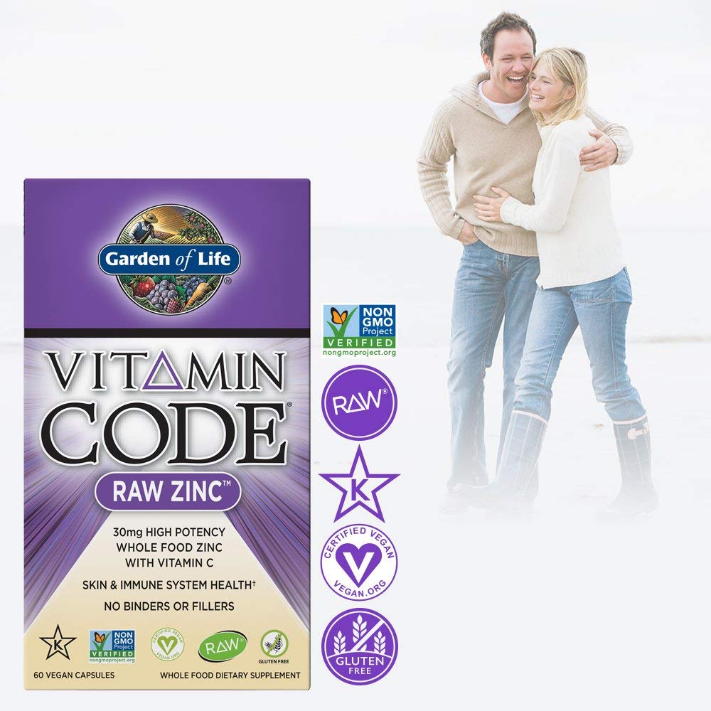 60 count zinc supplement bottle