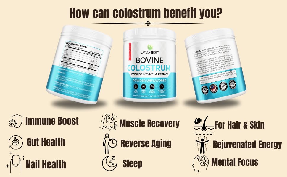 60-day supply of colostrum powder