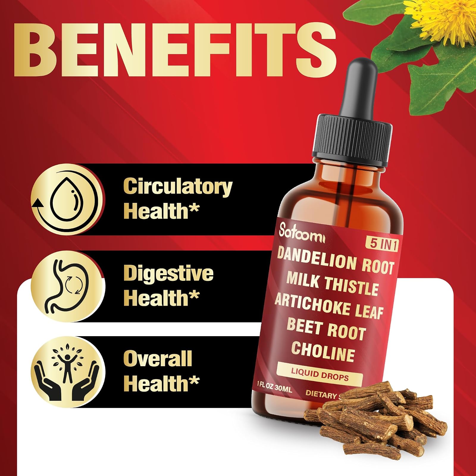 60 day supply of dandelion extract