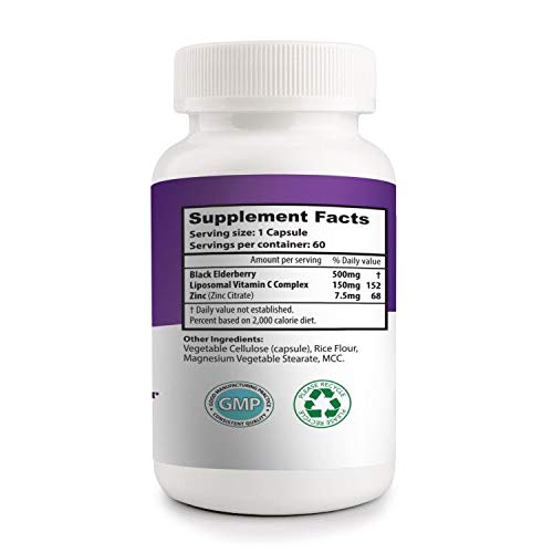 60-day supply of elderberry capsules