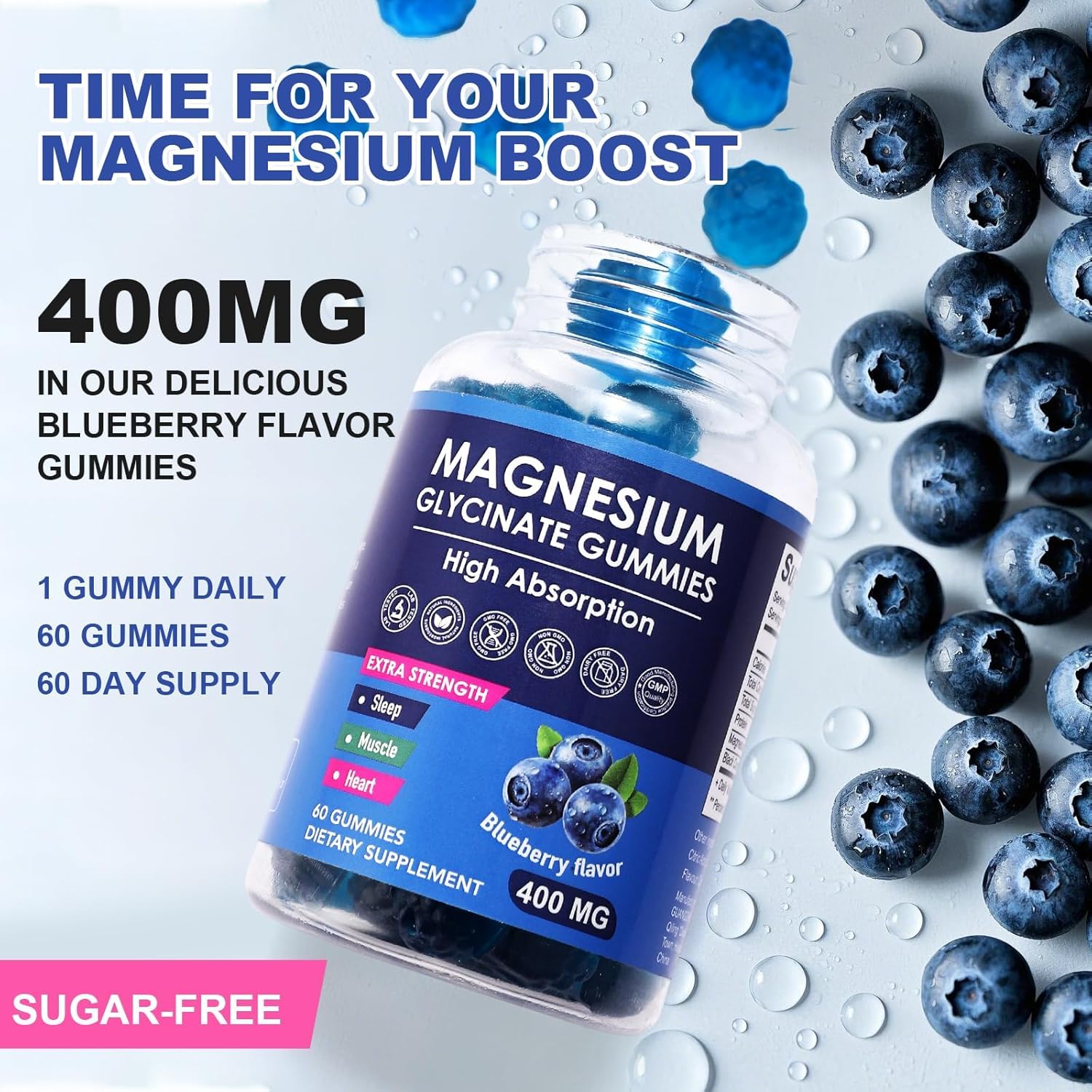 60-day supply of magnesium gummies