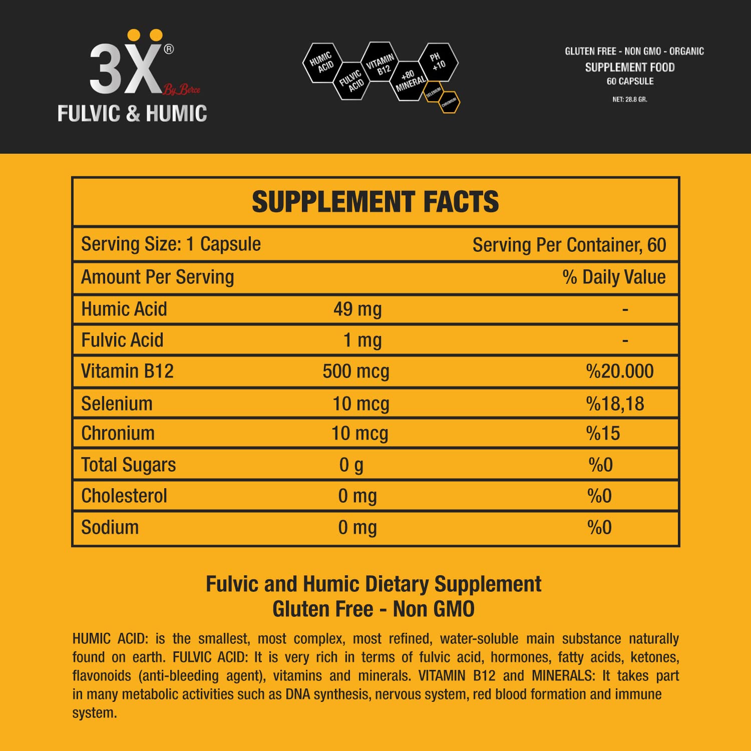 60 day supply of vital nutrients