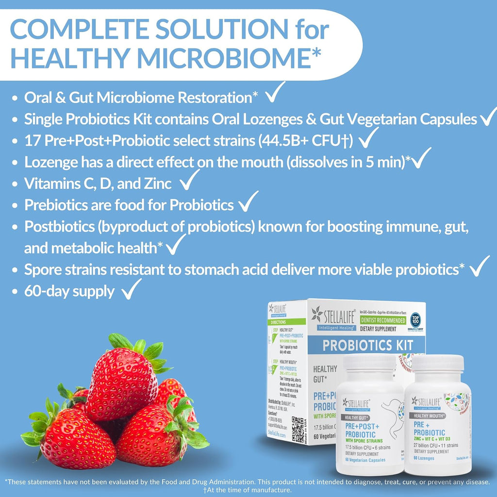 60 days supply of gut probiotics