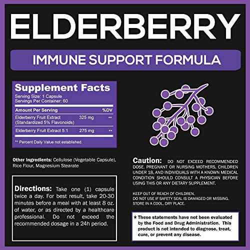 60 elderberry pills for adults