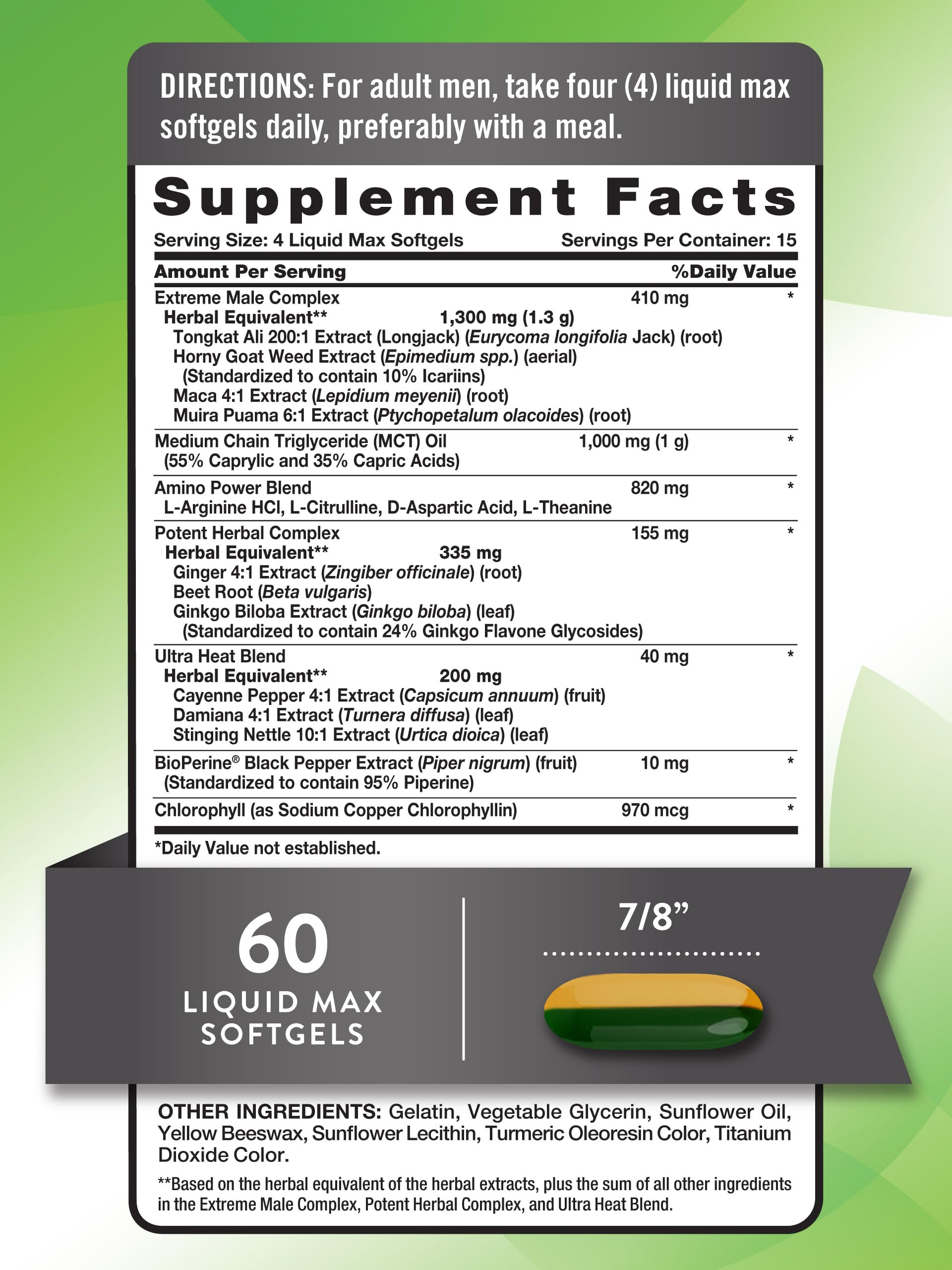60 gluten free softgels