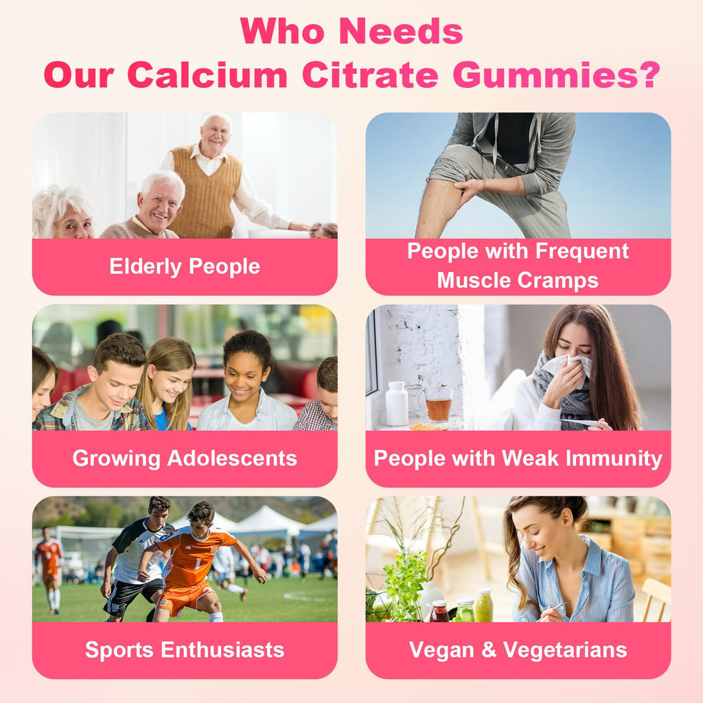 60 gummies for calcium support