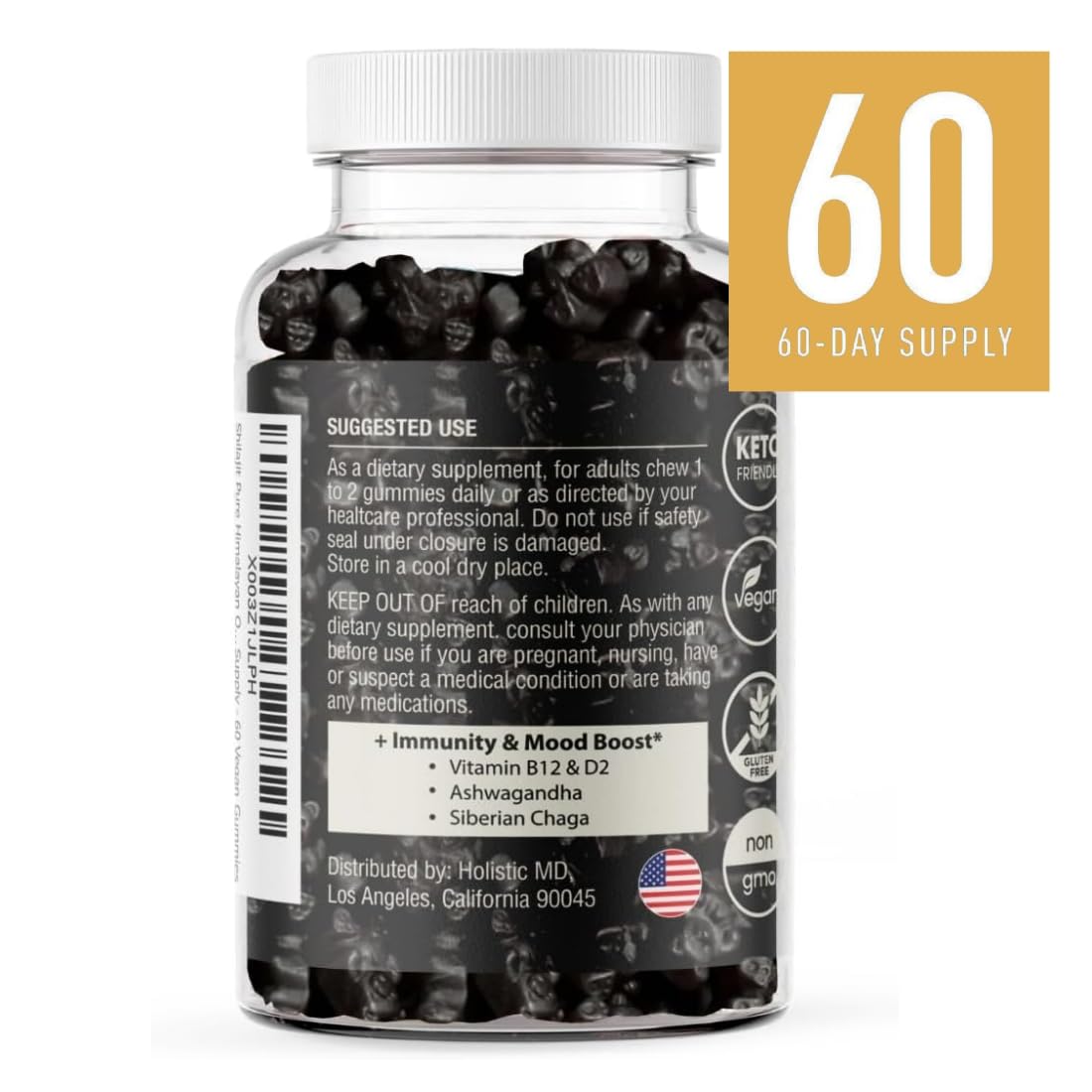 60 gummies for convenient nutrition