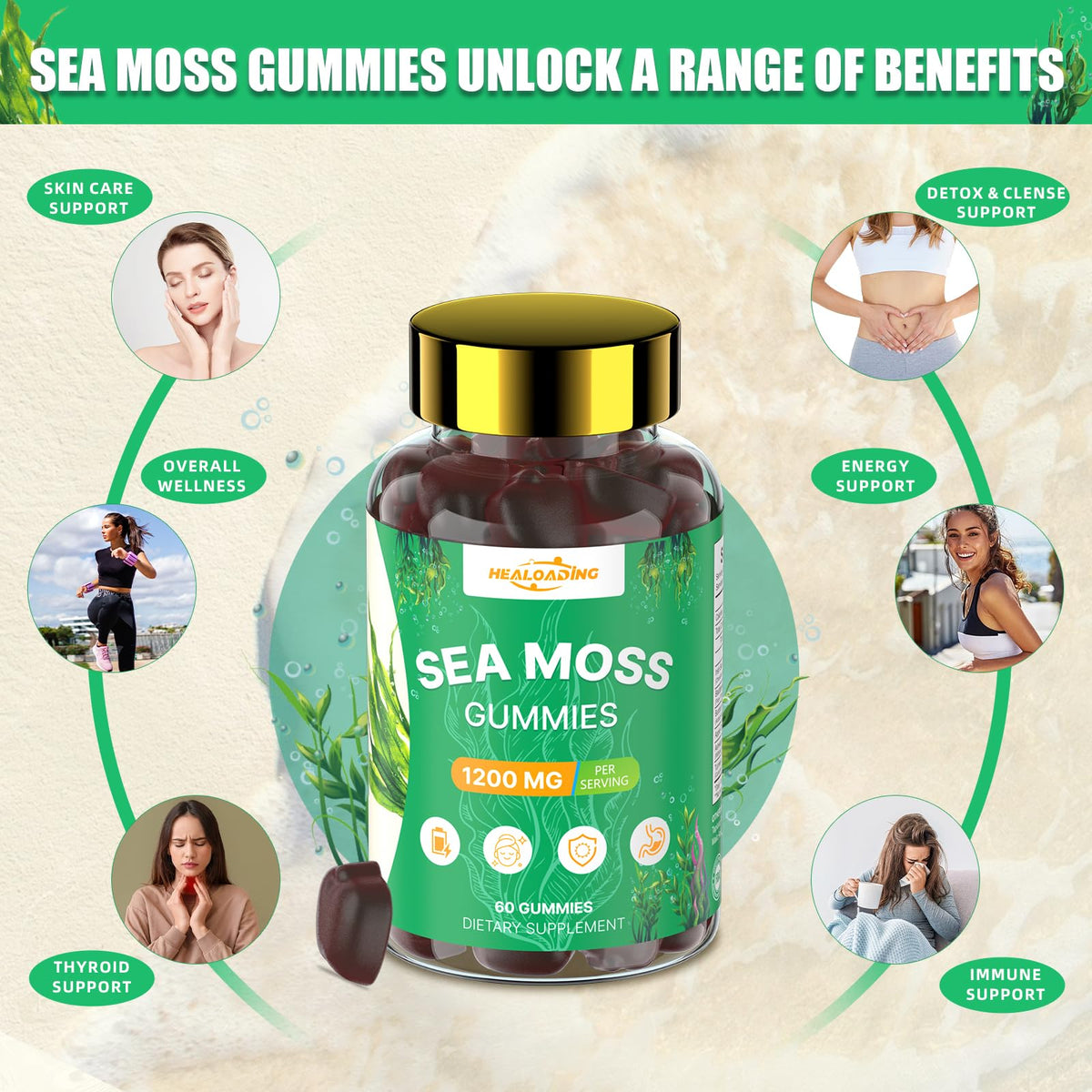 60 gummies for convenient nutrition