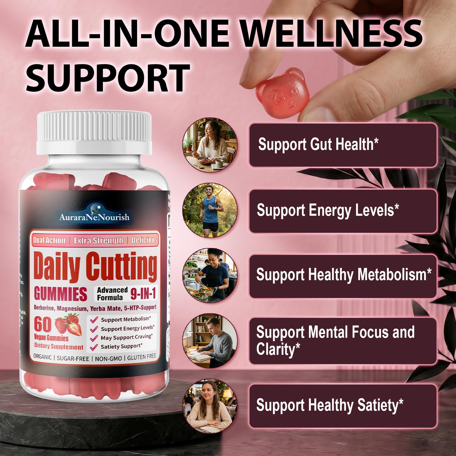 60 gummies for daily energy boost
