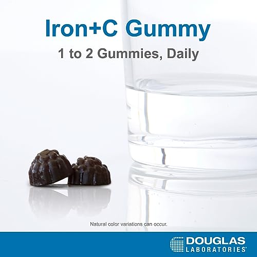 60 gummies for daily iron support