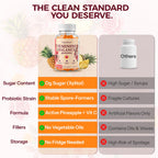 60 gummies for daily probiotic support