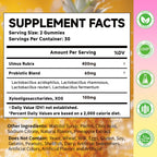 60 gummies for daily probiotic support