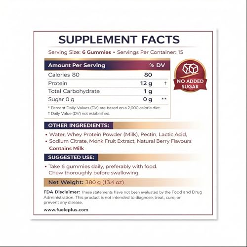60 gummies for daily protein intake