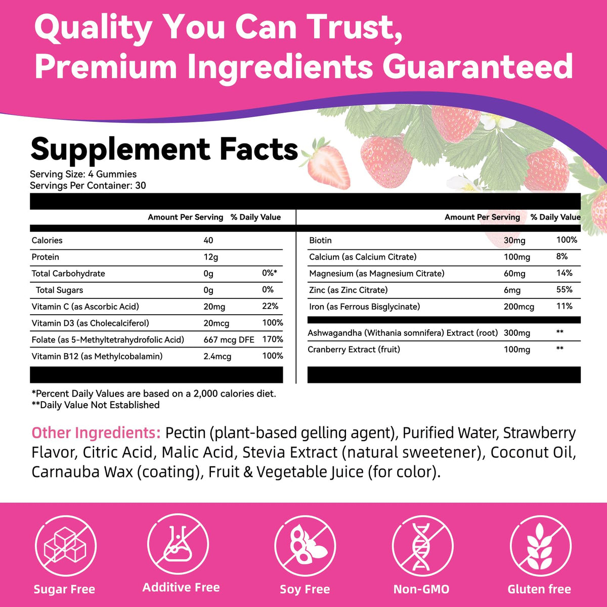 60 gummies for daily protein intake