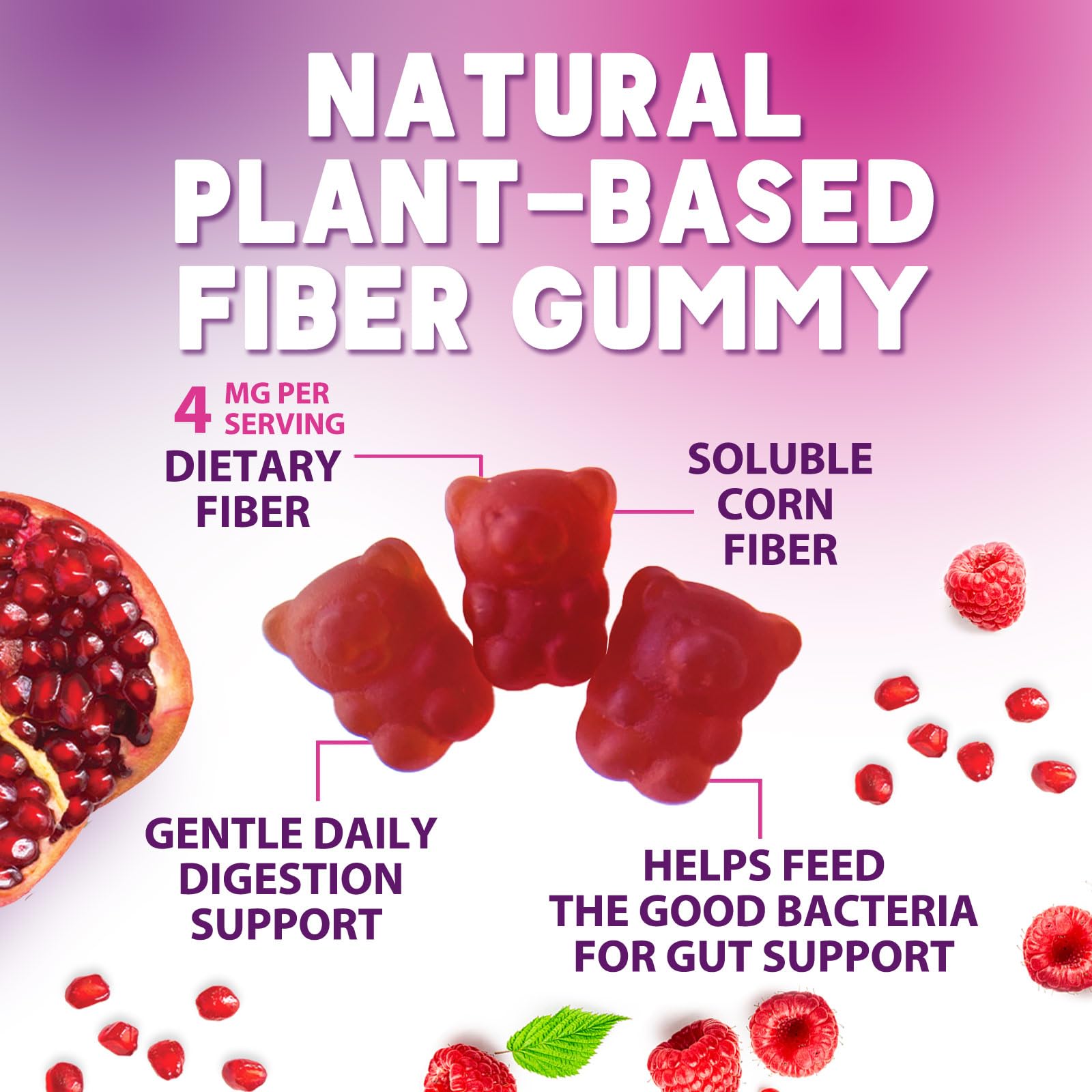 60 gummies for digestive health
