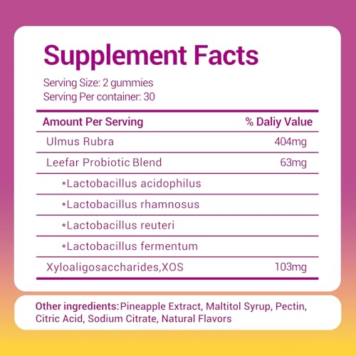 60 gummies for digestive health