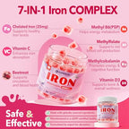 60 gummies for iron support