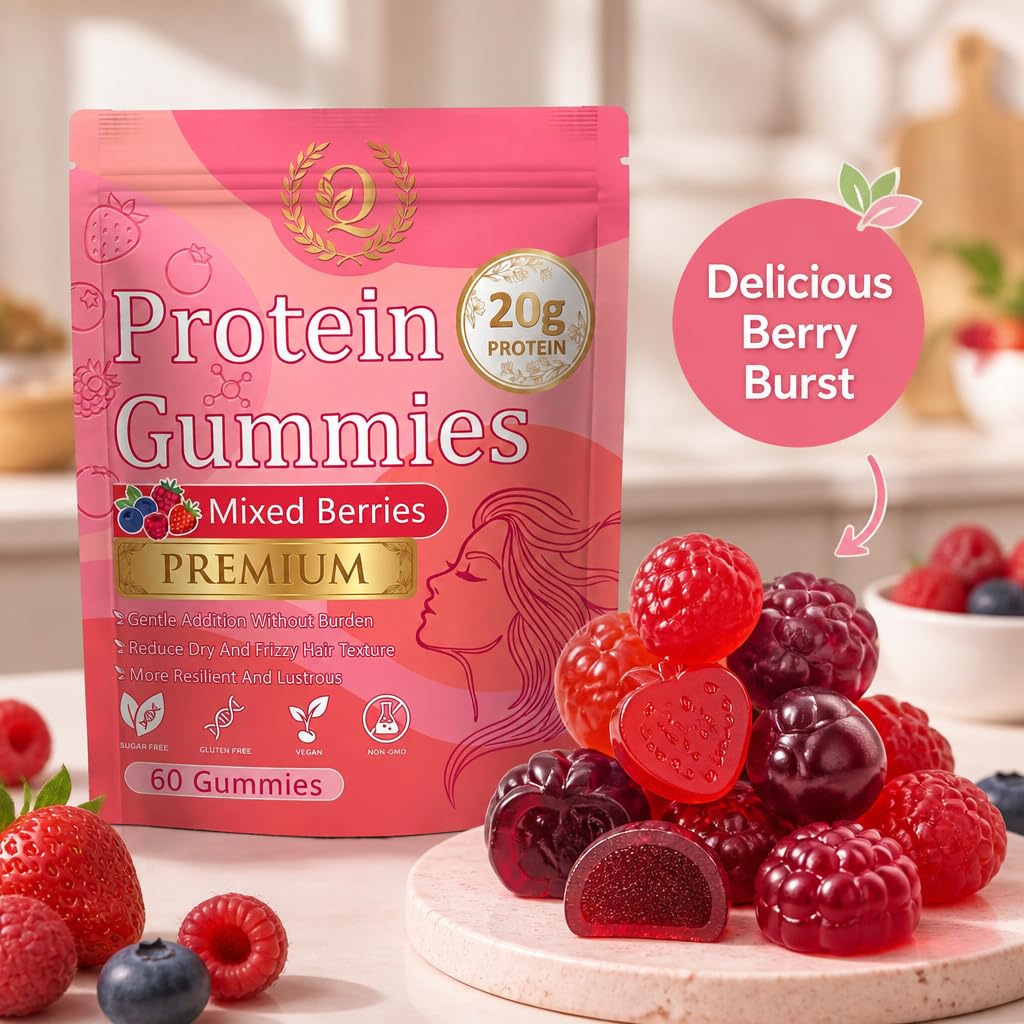 60 gummies for on-the-go protein