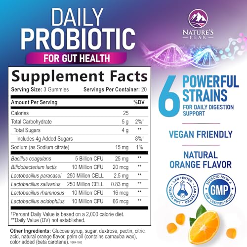 60 gummies of kids probiotic
