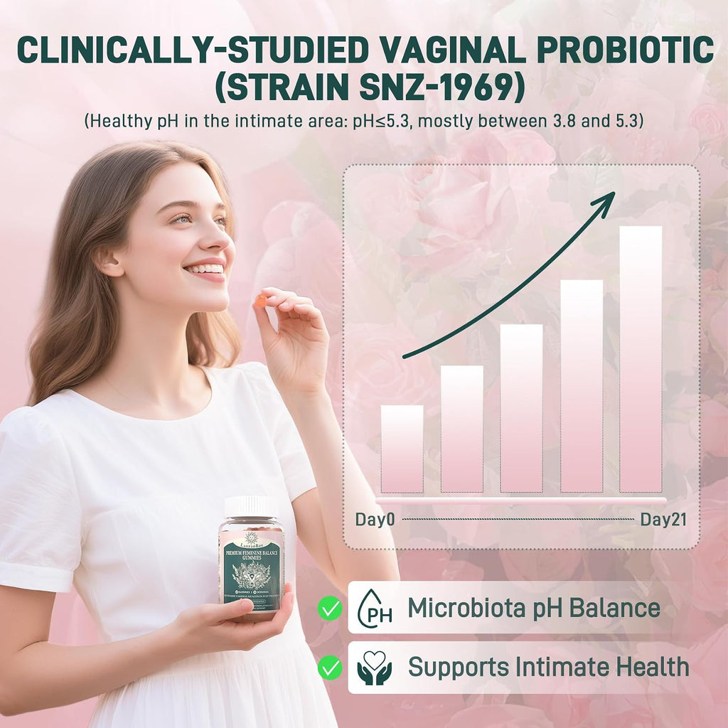 60 gummies of pH balance probiotics