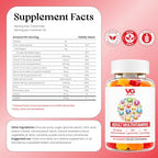 60 gummies packed with essential vitamins
