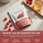 60 gummies packed with probiotics