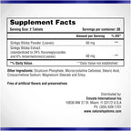 60 mg Ginkgo Biloba health benefits