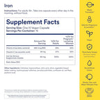60 mg iron bisglycinate capsules