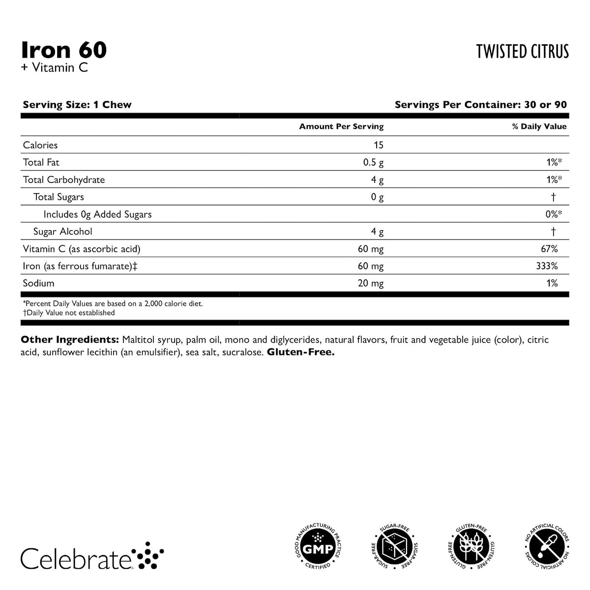 60 mg iron supplement for optimal wellness